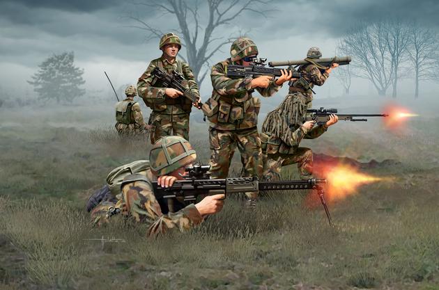 BALOCCO Ingrosso Modellismo Online . BRITISH INFANTRY MODERN KIT 1:72
