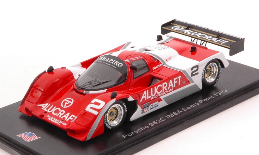 BALOCCO Ingrosso Modellismo Online . PORSCHE 962C N.2 IMSA SEARS POINT 1989 HERZOG-HYTTEN 1:43