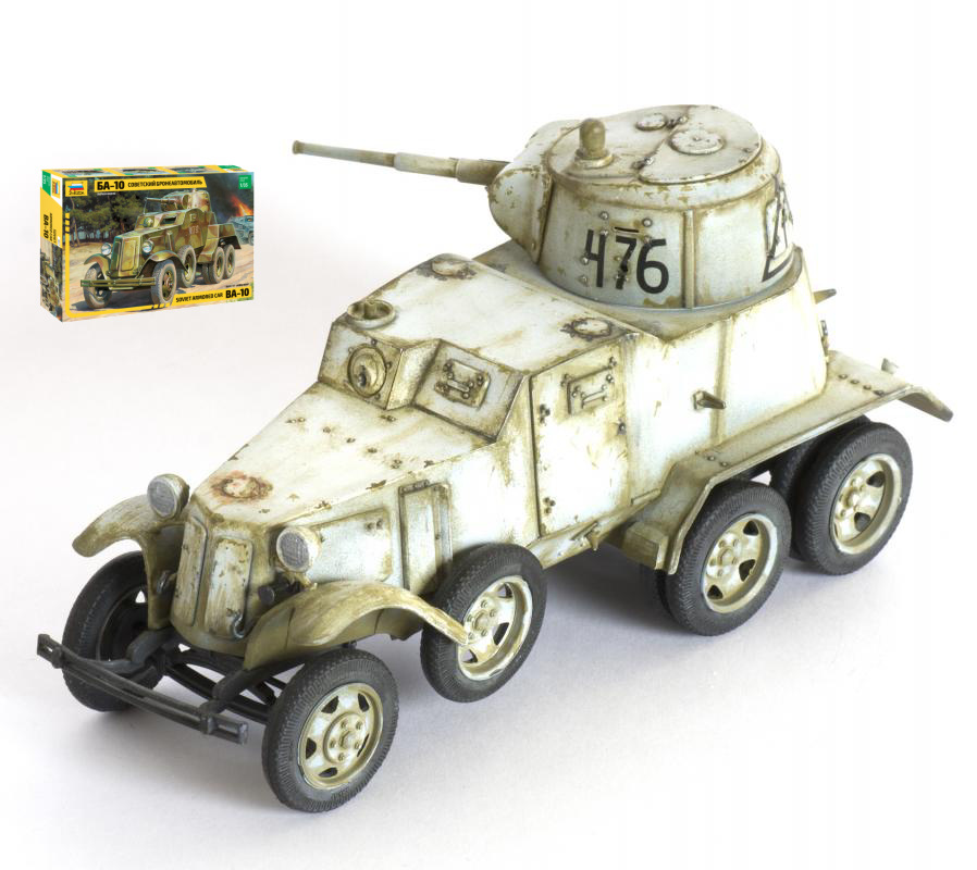 BALOCCO Ingrosso Modellismo Online . BA-10 SOVIET ARMORED CAR KIT 1:35